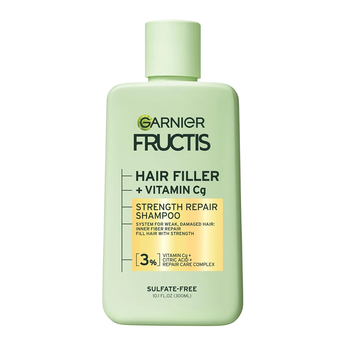 Garnier Fructis Hair Filler + Vitamin Cg Strength Repair Shampoo 300 m – Cosmetics Paragon