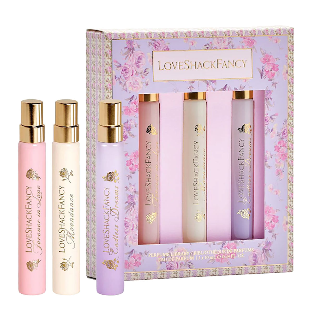 LoveShackFancy Perfume Library Travel Spray Gift Set – Cosmetics Paragon