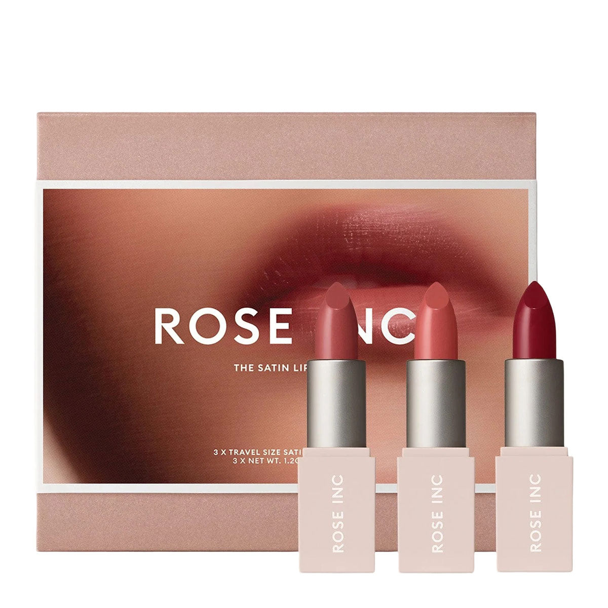 ROSE INC The Satin Lip Trio – Cosmetics Paragon