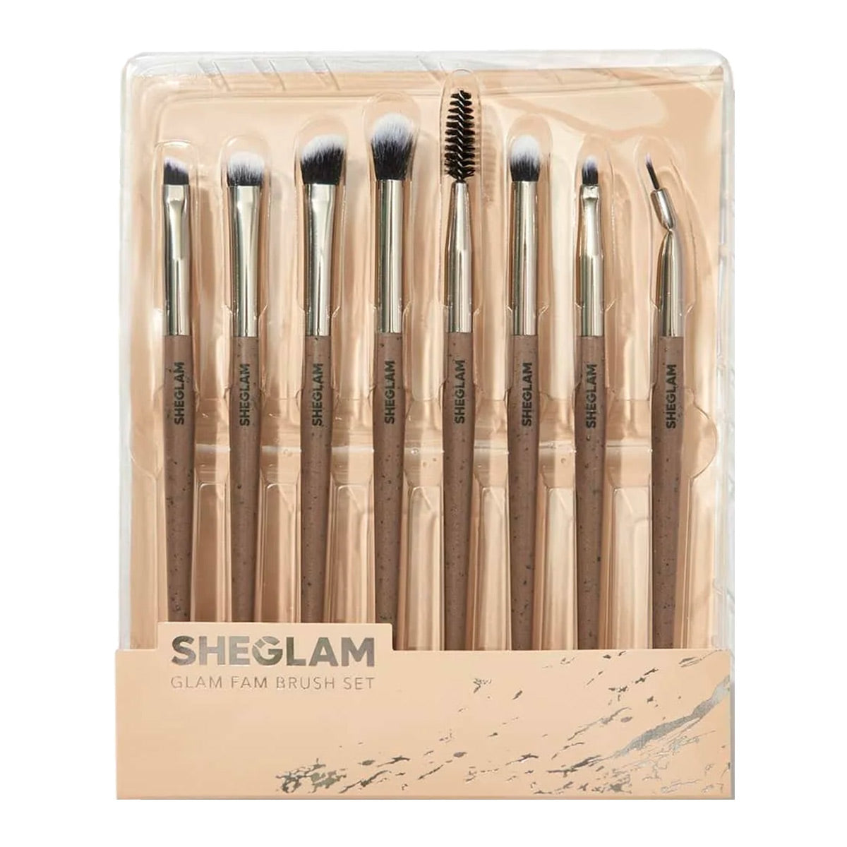 SheGlam Glam Fam Brush Set 8 Piezas – Cosmetics Paragon