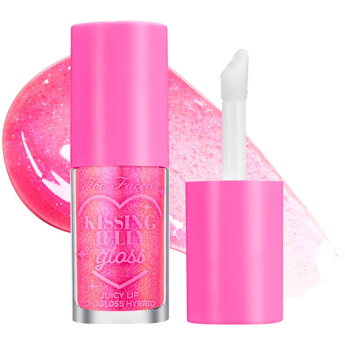 Too Faced Kissing Jelly Gloss Juicy Lip Oil Gloss Hybrid | Bubblegum ...